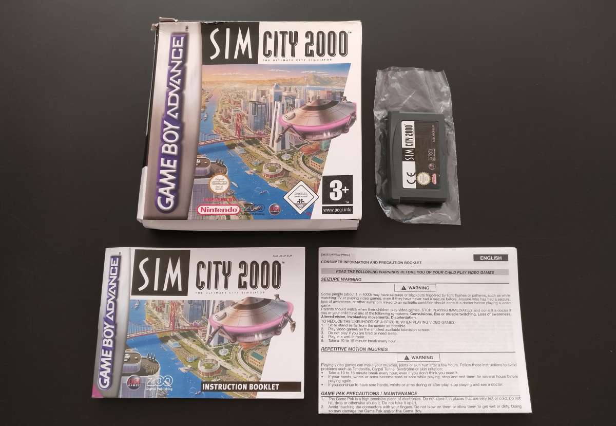 SimCity 2000 OVP | Strategie | Game Boy Advance | Nintendo | Classicgamestore.ch